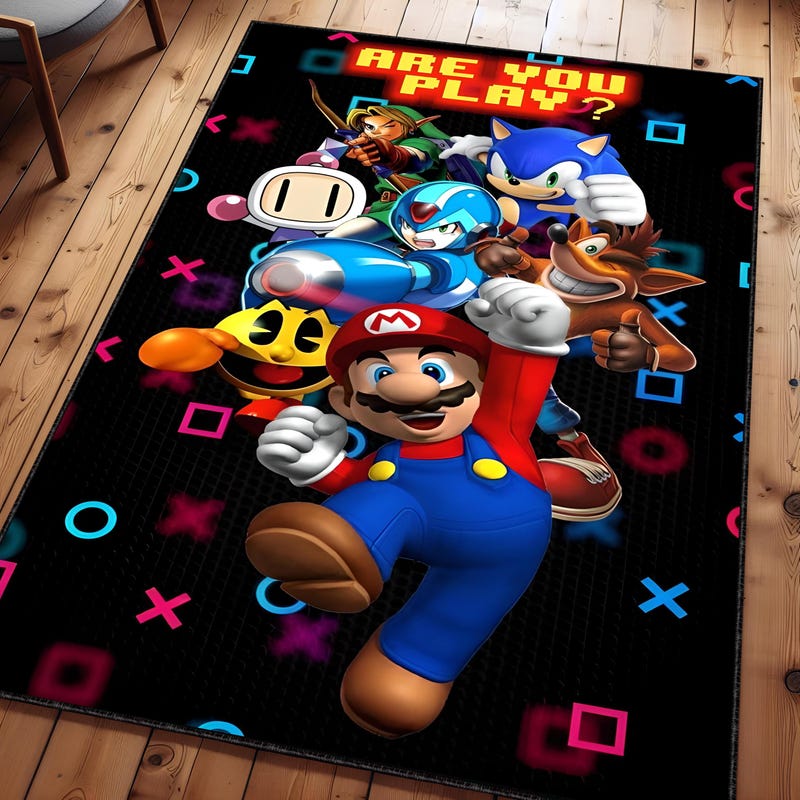 Rectangle Rug - Etsy