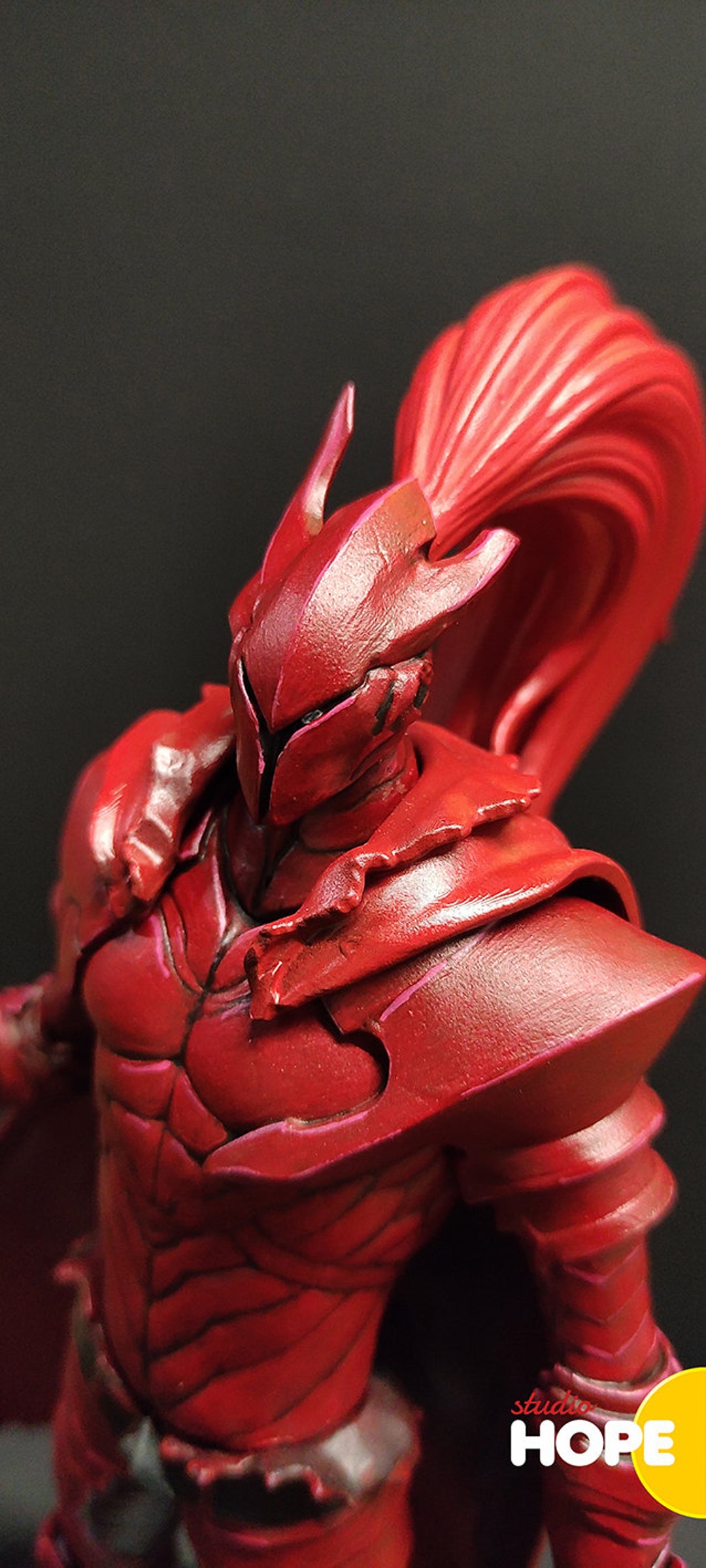 Solo Leveling Igris Figure red Commander Version - Etsy