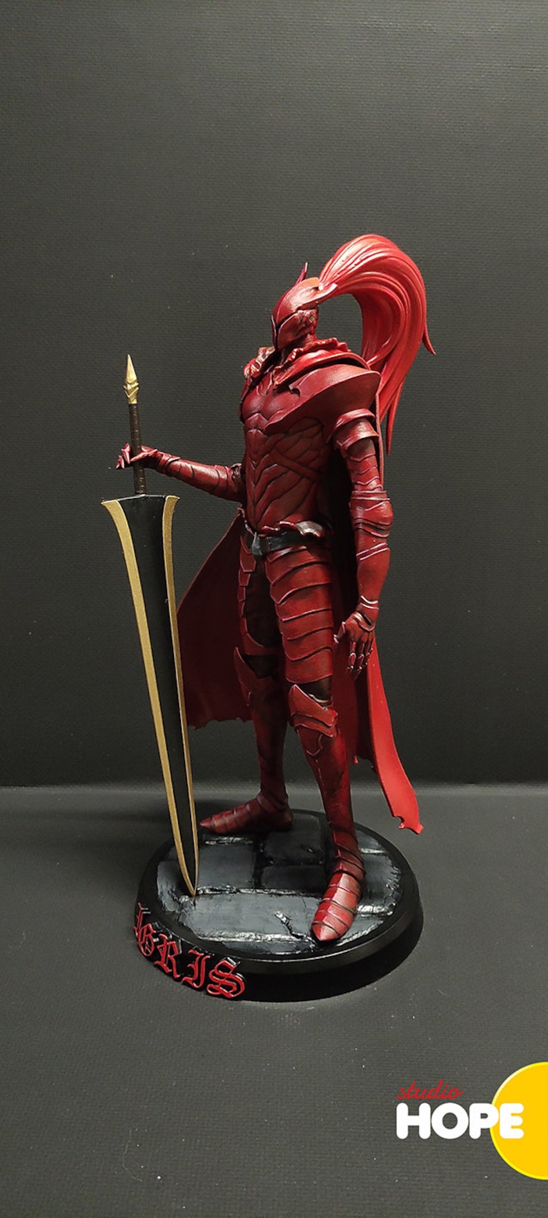 Solo Leveling Igris Figure red Commander Version - Etsy