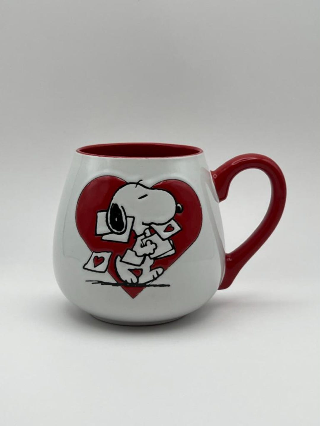 Peanuts Snoopy Coffee Mug,snoopy Love Letters Tea Cup Mug,xo Inside Mug ...
