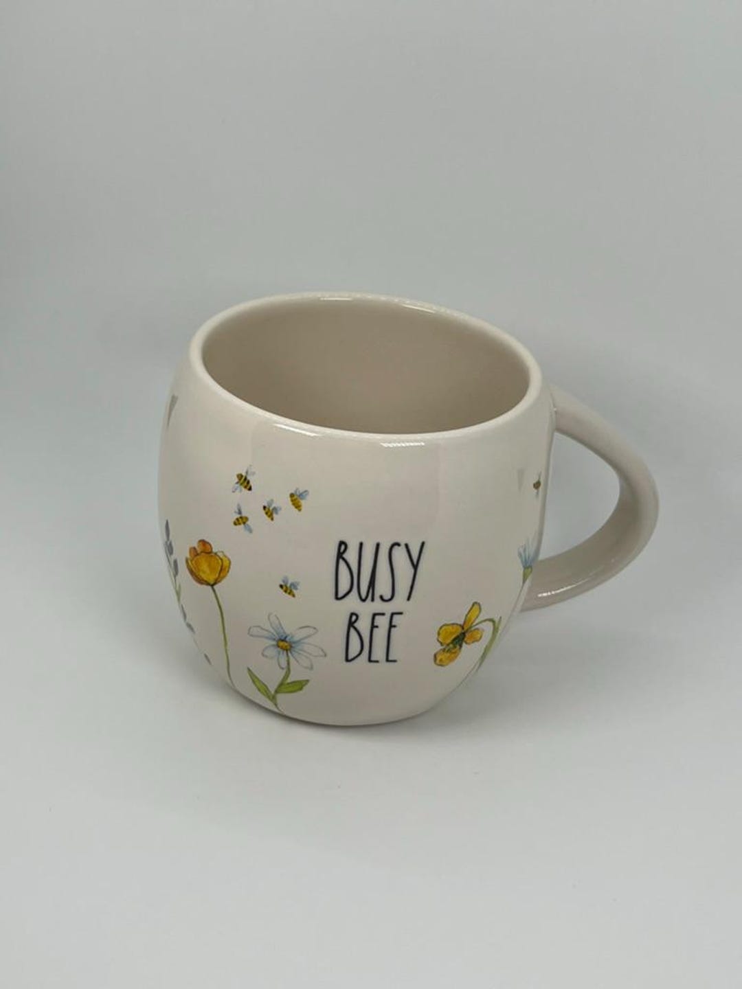 Rae Dunn BUSY BEE Coffee Mug,bees and Floral Coffee Tea Cup Mug ...