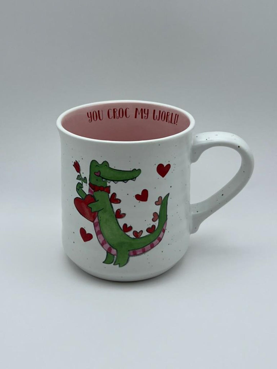 Crocodile Coffee Mug,you Croc My World Coffee Mug,hearts Crocodile ...