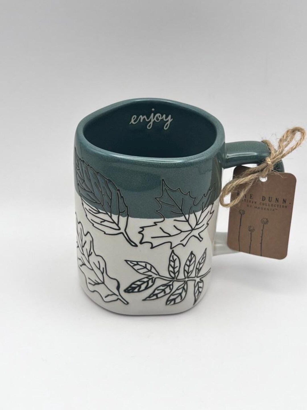 Rae Dunn Fall Leaves ENJOY Coffee Mug,enjoy Tea Cup Gift! - Etsy