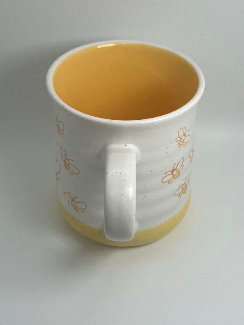 Honeybees and Key Chain Coffee Mug by Heartland Hive, Yellow Bees ...
