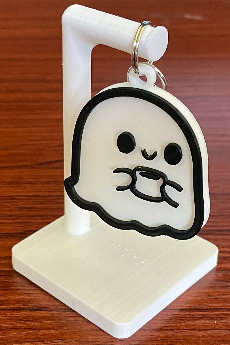 Coffee Critters 3D Printed Keychain Black & White Collection - Etsy