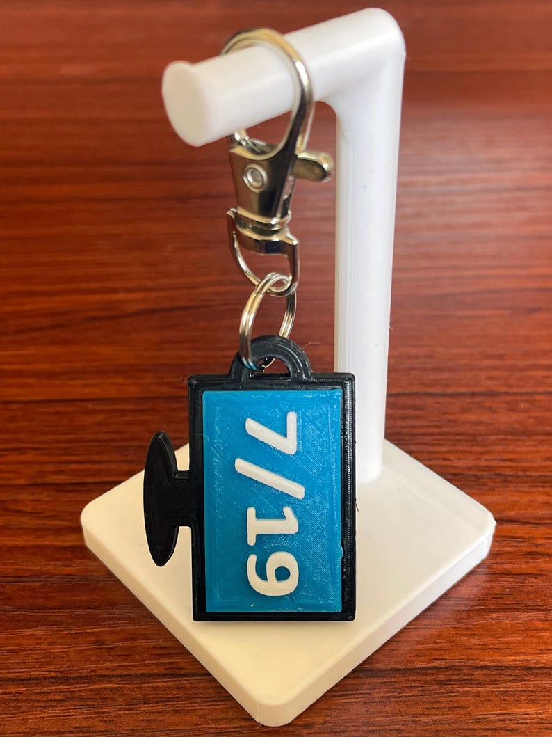 Blue Screen of Death 3D Printed Key Chains - Etsy