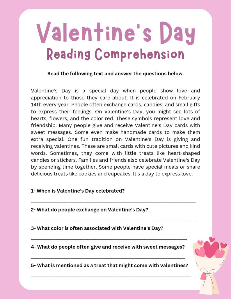 Valentine's Day Activities for Kids Printable Games, Puzzles, and ...