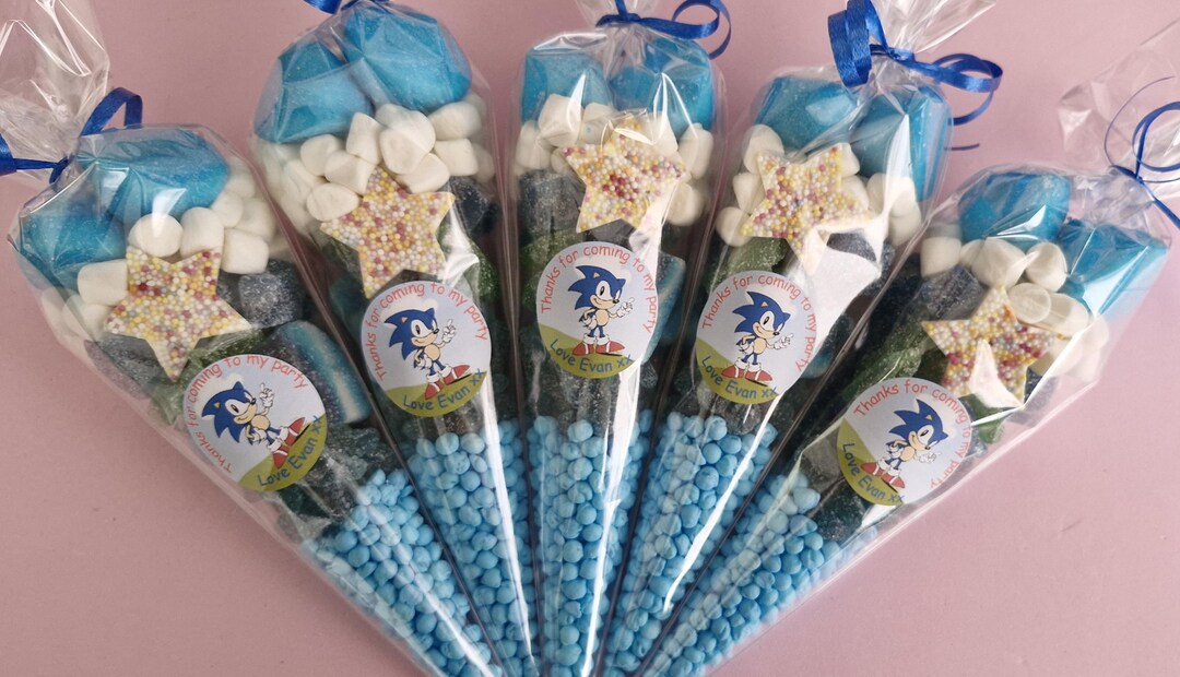 Sonic the Hedgehog Themed Sweet Cones Delightful Thank You Gifts for ...