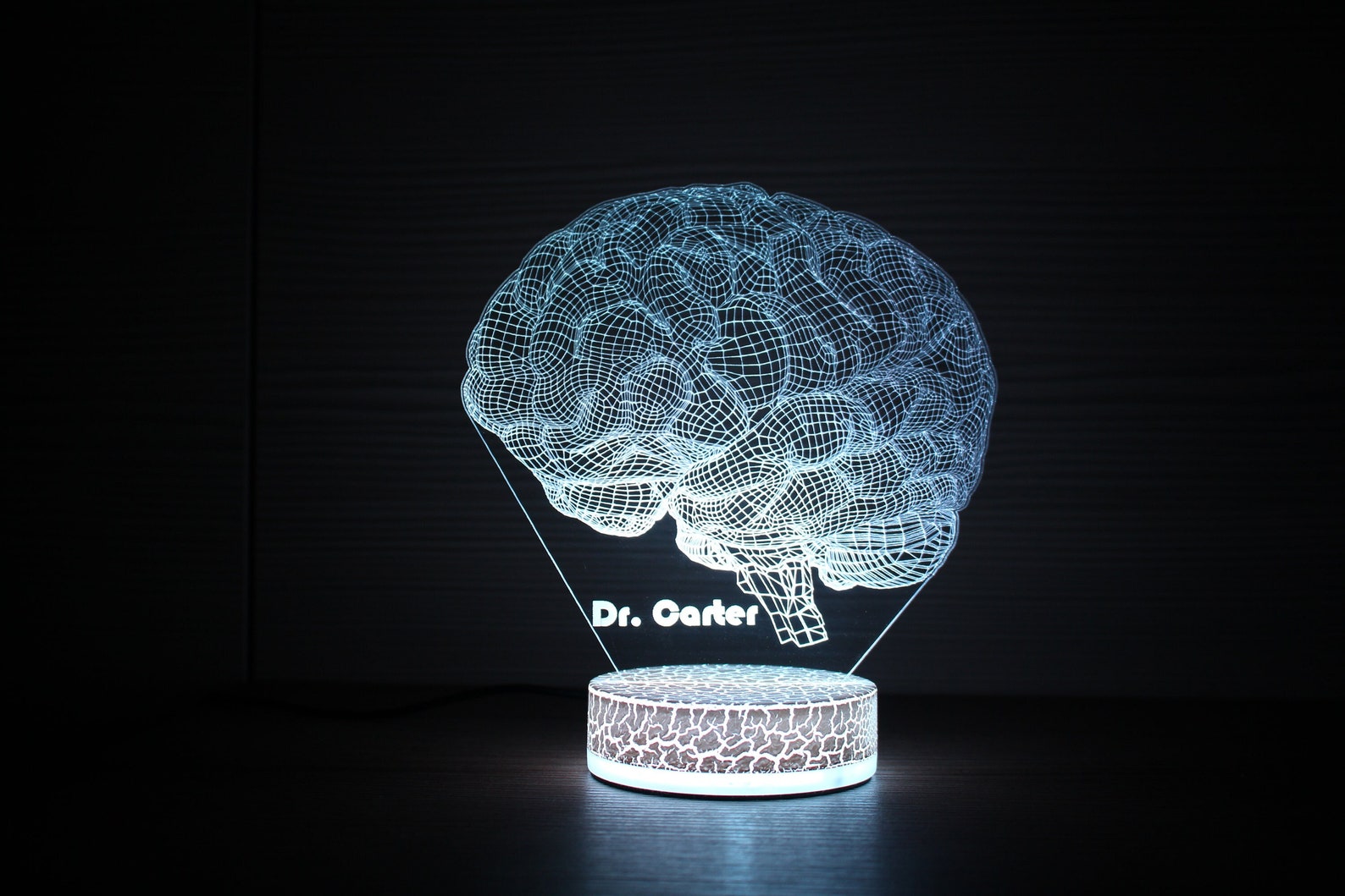 Brain Lamp Neurologist Gift Brain Light Gift for Neurologist 3D Brain ...