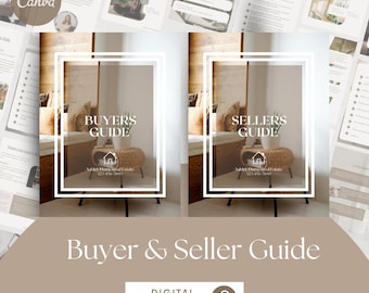 Real Estate Agent Seller and Buyer Guide Editable Canva Template, Real ...