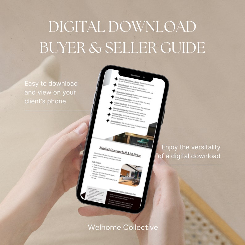 Real Estate Agent Seller and Buyer Guide Editable Canva Template, Real ...