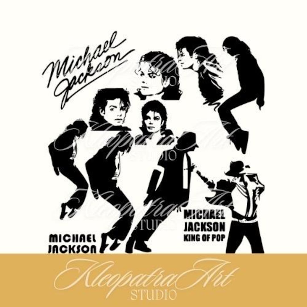 Michael Jackson Svg, Michael Jackson Png, Michael Jackson Clip Art ...