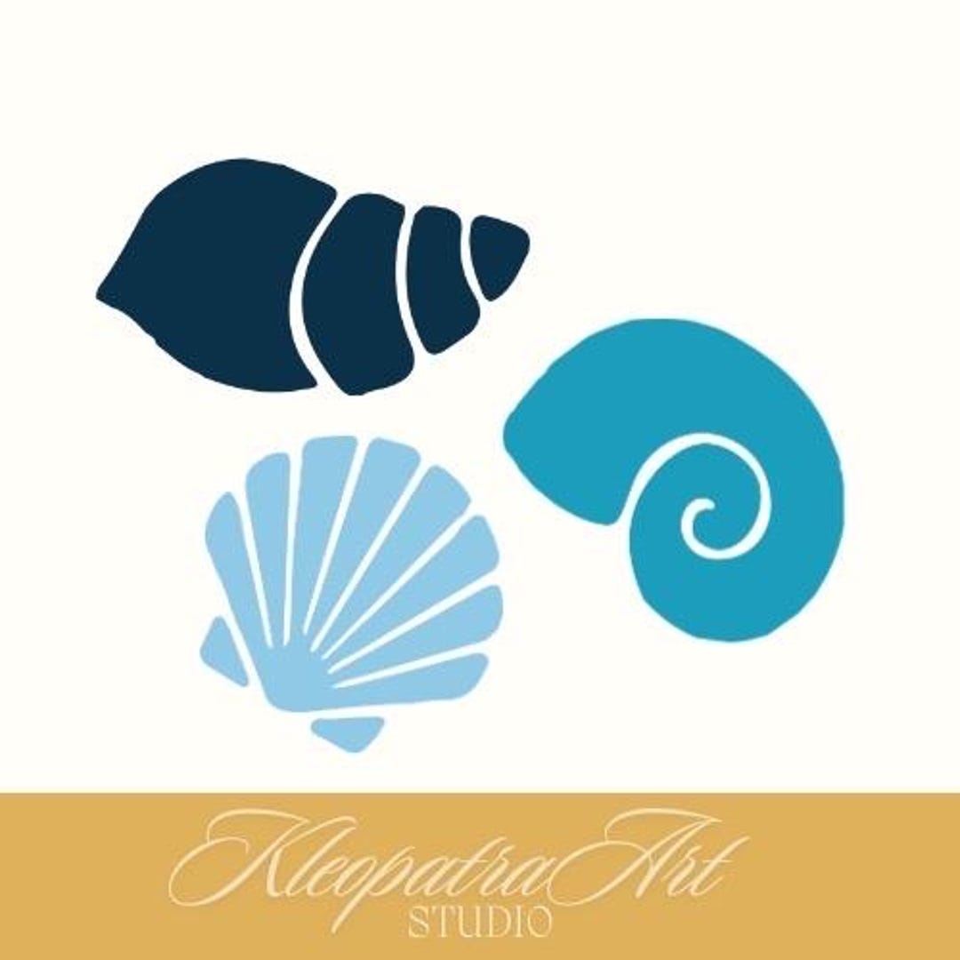 Seashell SVG, Colorful Seashells SVG, Ocean SVG, Beach Svg, Summer Svg ...