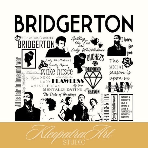 Bridgerton Svg - Etsy