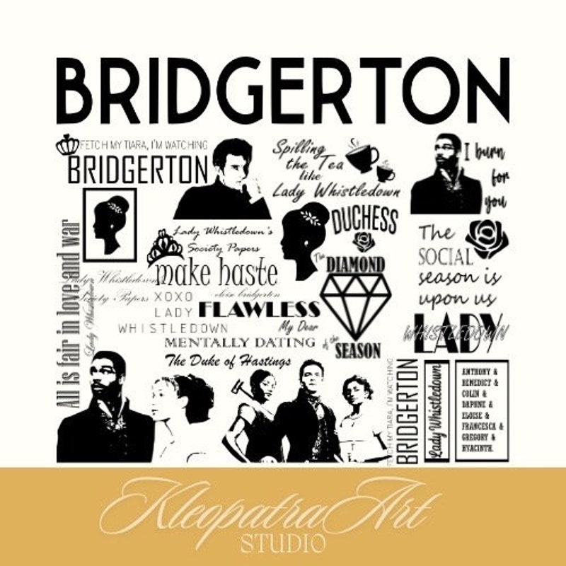 Bridgerton Svg - Etsy