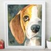 Beagle Gifts, Beagle Print, Beagle Painting, Beagle Art Print of ...