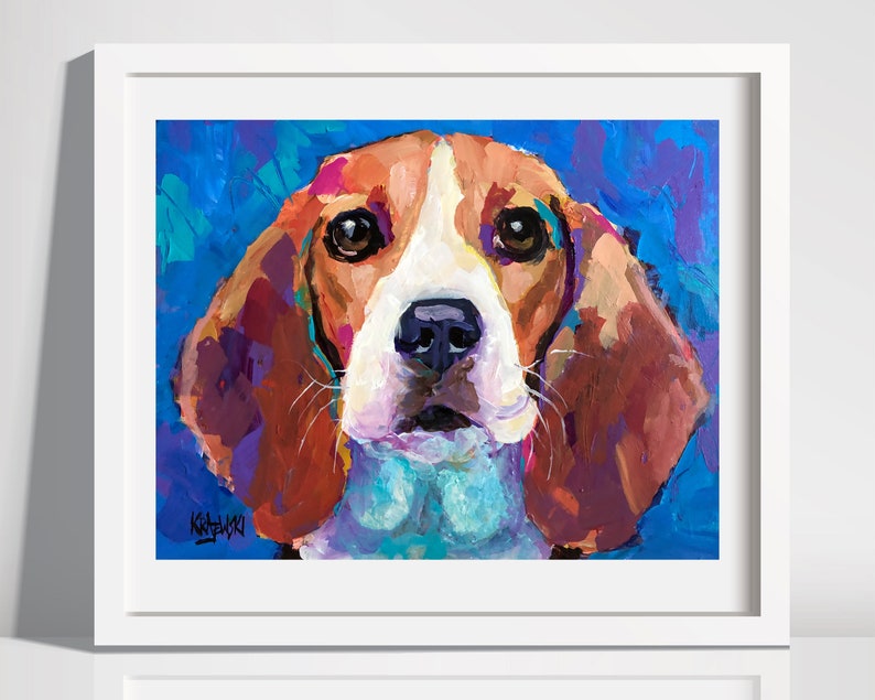 Beagle Lover Beagle Poster Beagle Picture Beagle Art Print - Etsy