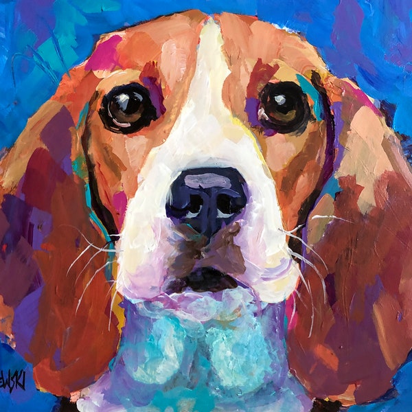 Beagle Art Print - Etsy