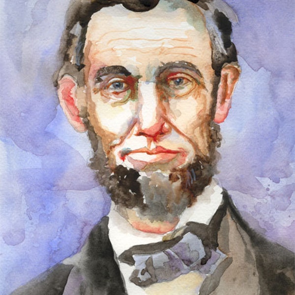 Abraham Lincoln Art - Etsy