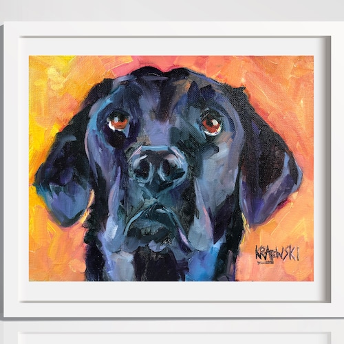 Labrador Retriever Laundry Wall Decor Black Lab Laundry Art | Etsy