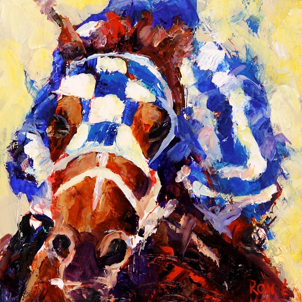 Secretariat Painting - Etsy