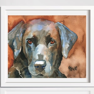 Black Lab Art Pet Memorial Painting Labrador Retriever Art - Etsy