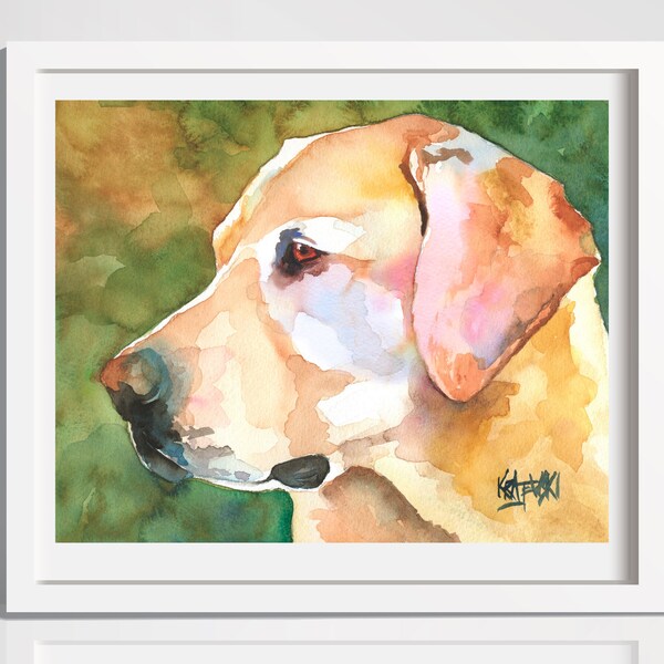 Yellow Lab Painting - Etsy