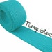 5 Yards Turquoise Cotton Webbing 1.25 Medium Heavy - Etsy