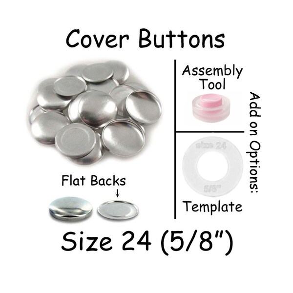 Flat Back Button - Etsy