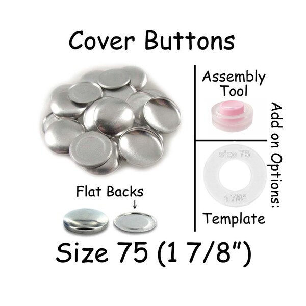 Self Cover Buttons - Etsy