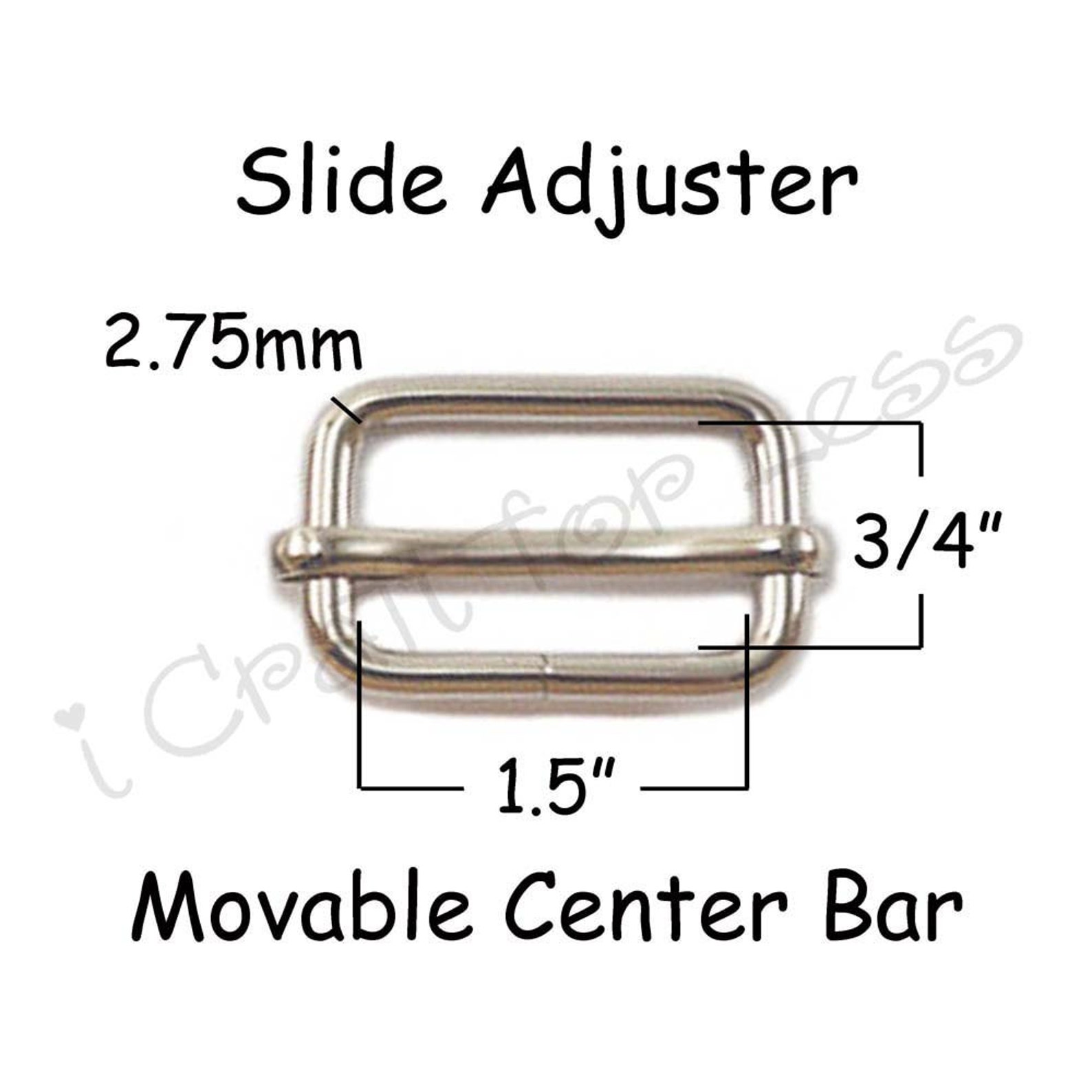 100 Slide Adjusters / Tri Glides / Tri Bars for Adjustable | Etsy