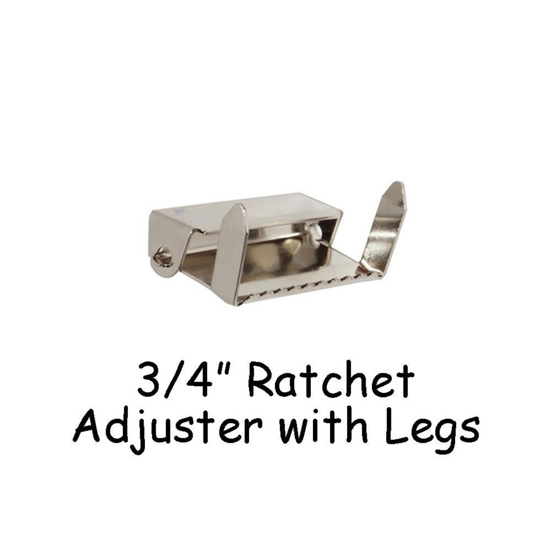 100 Suspender / Ratchet With Legs Slide / Strap Adjuster 3/4 Metal SEE ...