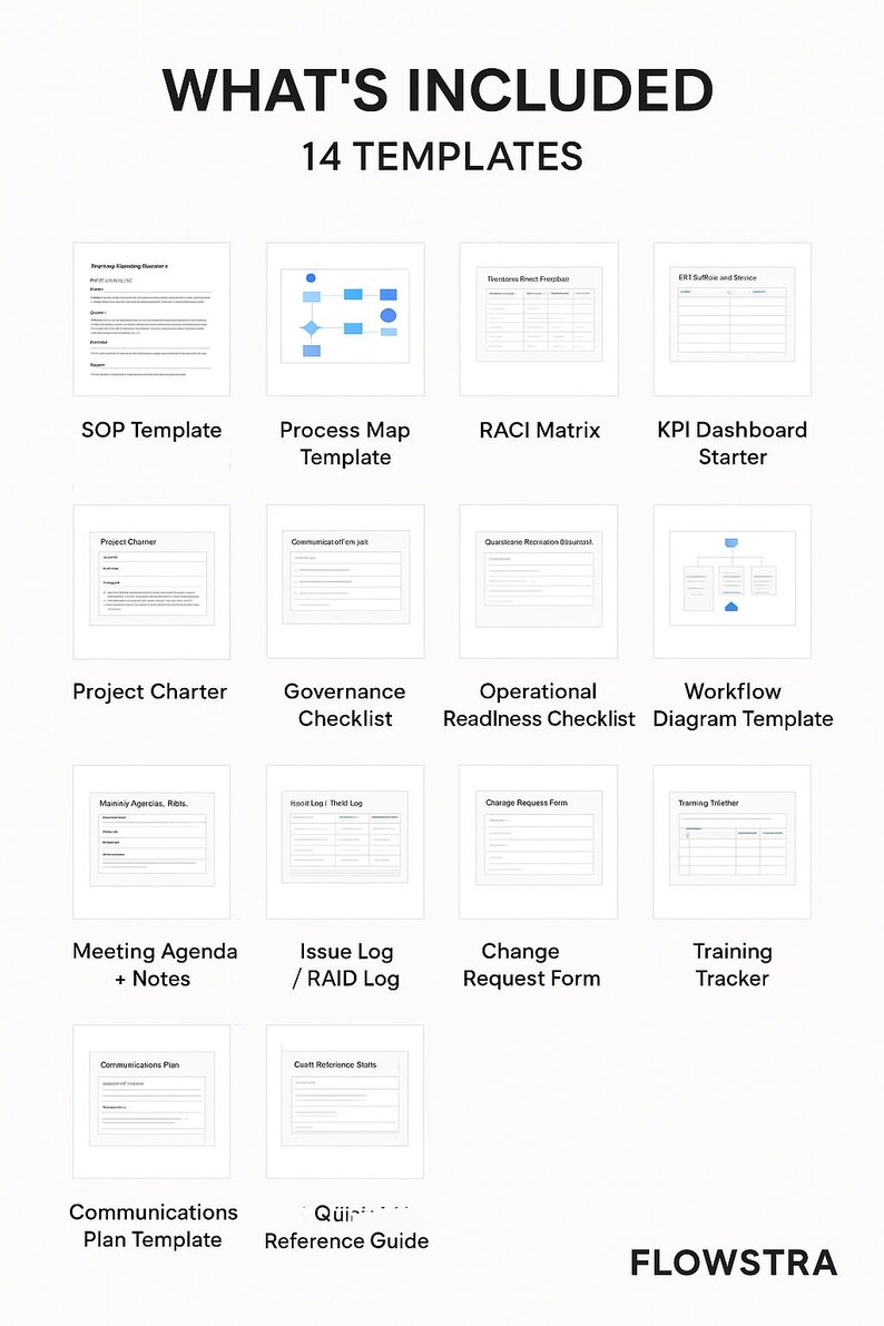 Flowstra ERP Implementation Toolkit – Complete ERP Project Templates ...