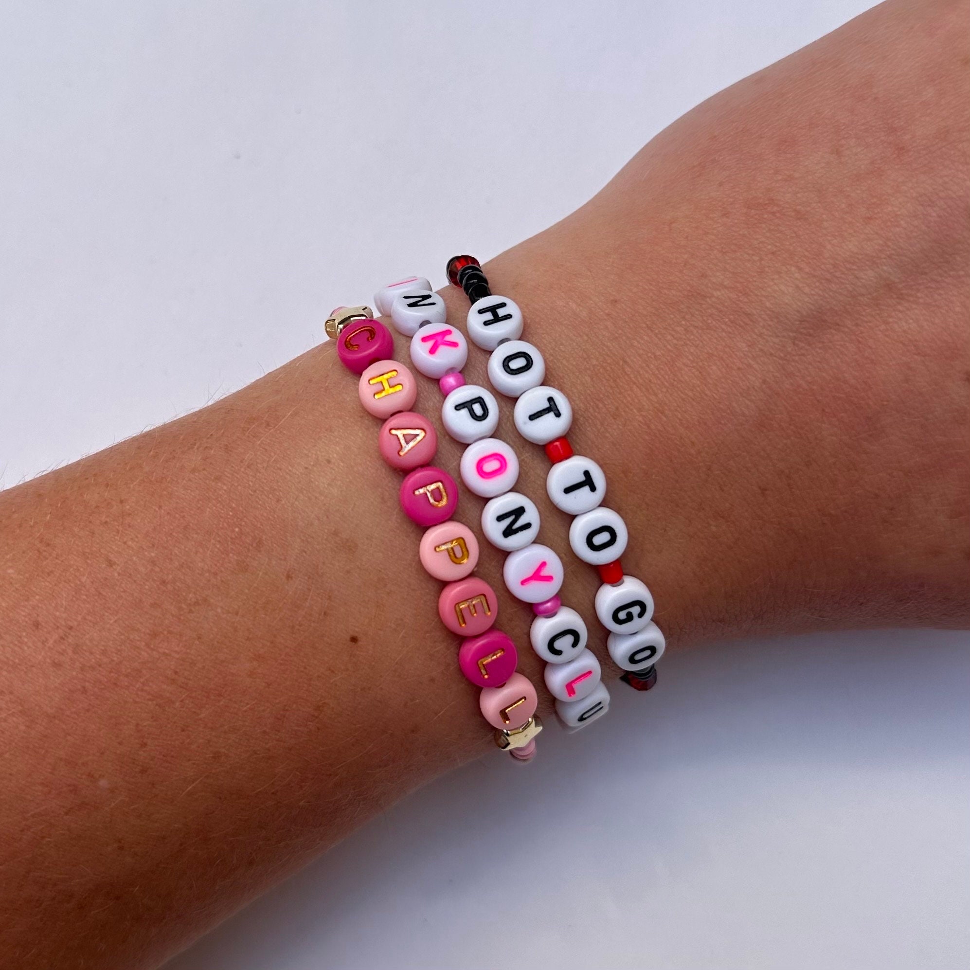 Chappell Roan Inspired Handmade Beaded Bracelet Bundle - Etsy