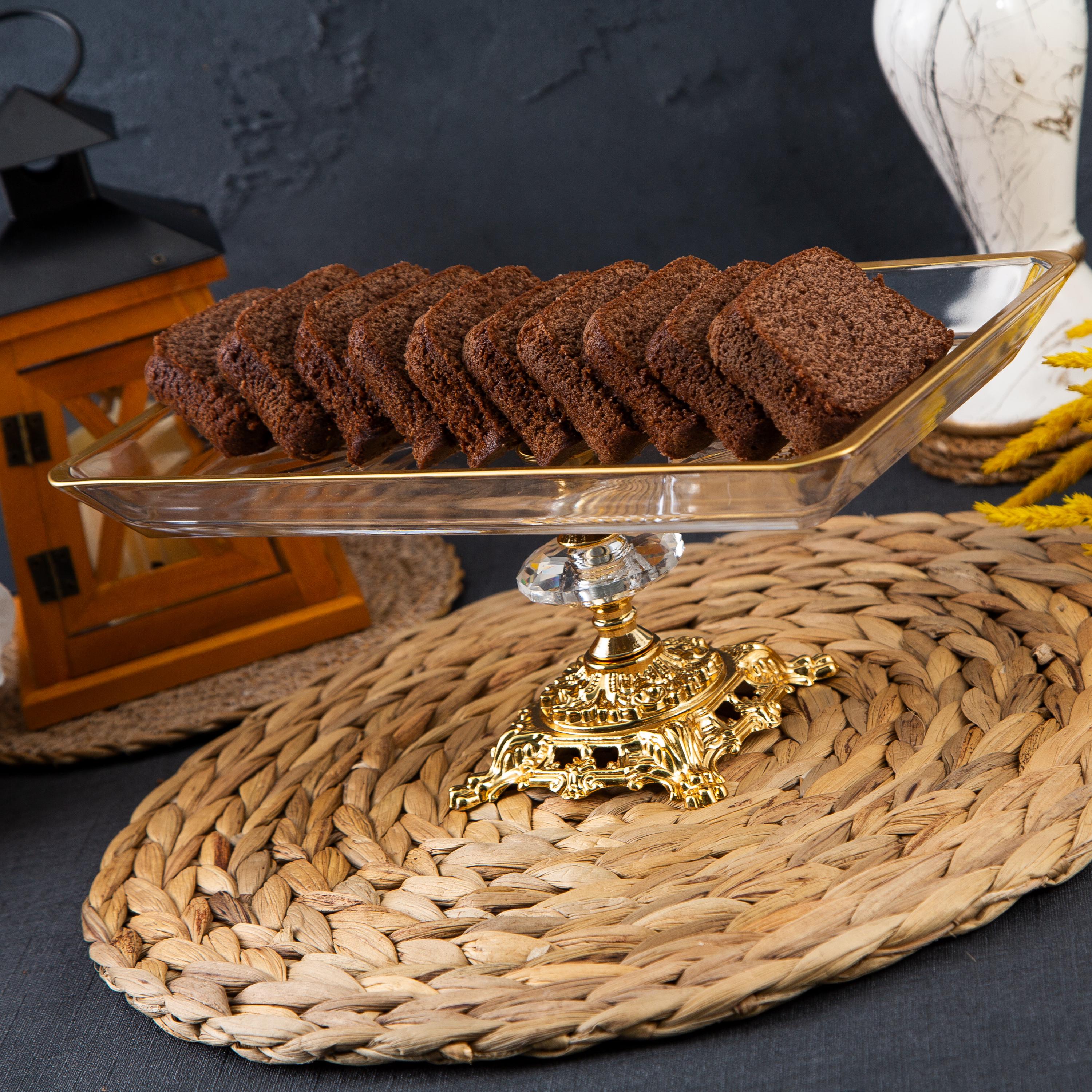 Paşabahçe Crystal Presentation Plates - Butterfly - Flower With Metal ...