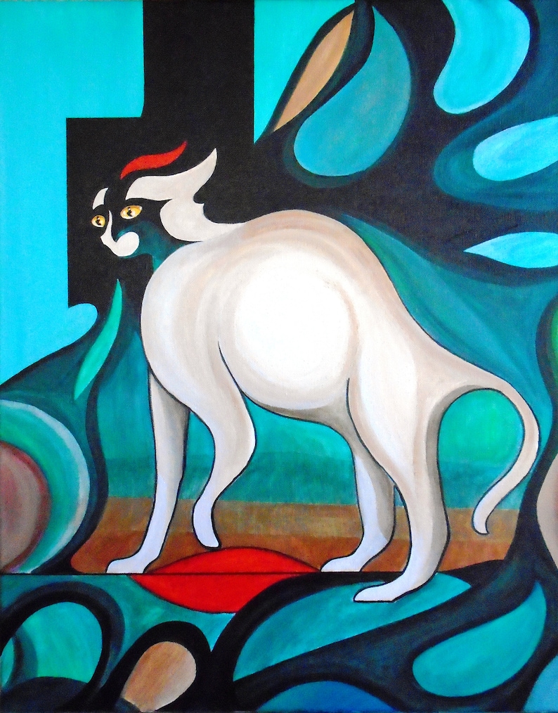 Pyewacket 4 Original 16x20 Panel Fan Art, Bell Book and Candle ...