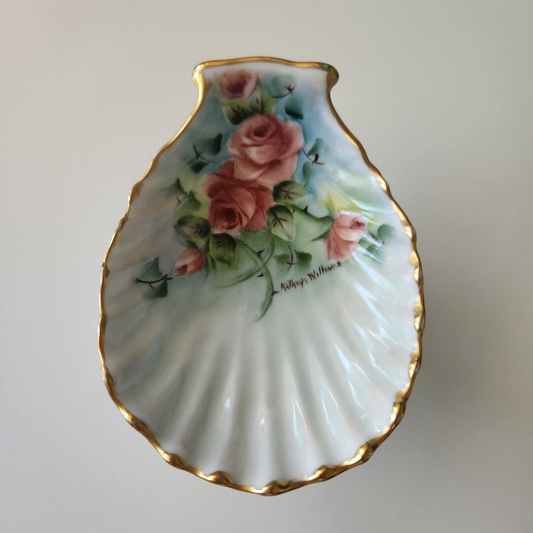 Vintage 1950s Footed Clamshell Bath Decor Accessory - Etsy