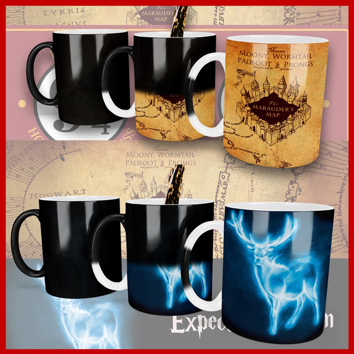 10 Designs for 11 and 15 Oz HP Mug Sublimation Magic Mug Includes ...