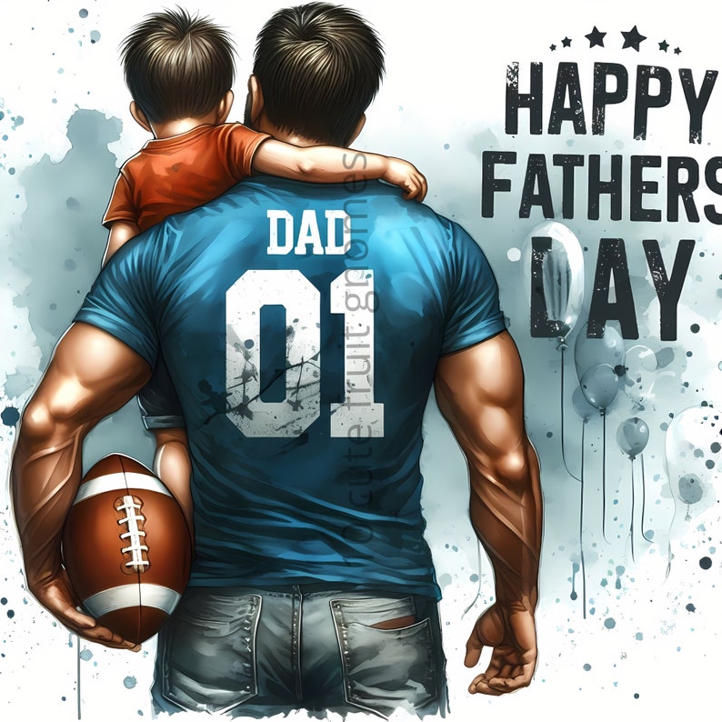 10 Cute Fathers Day Clipart Designs, Watercolor, High Quality Clipart ...