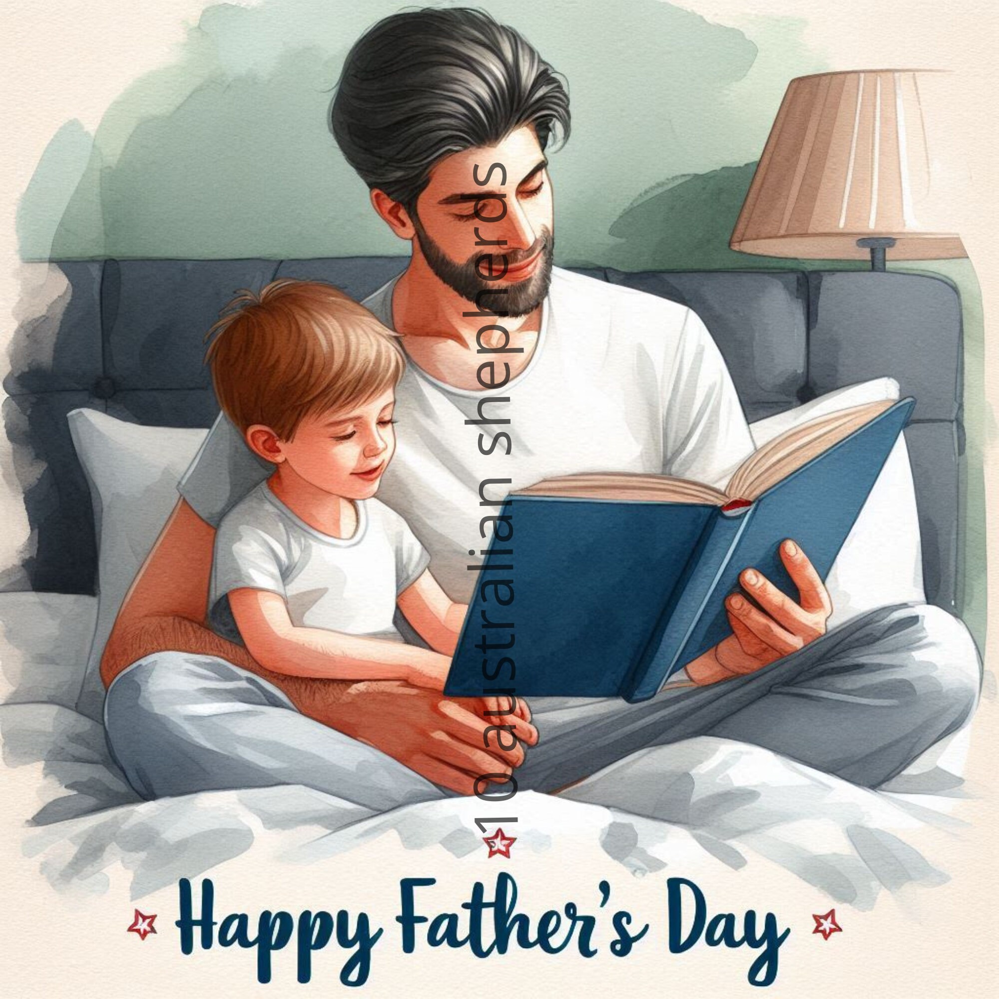 10 Cute Fathers Day Clipart Designs, Watercolor, High Quality Clipart ...