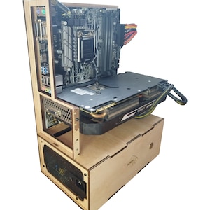 Northridge Wooden Open Air Micro-atx PC Computer Case SVG Digital ...