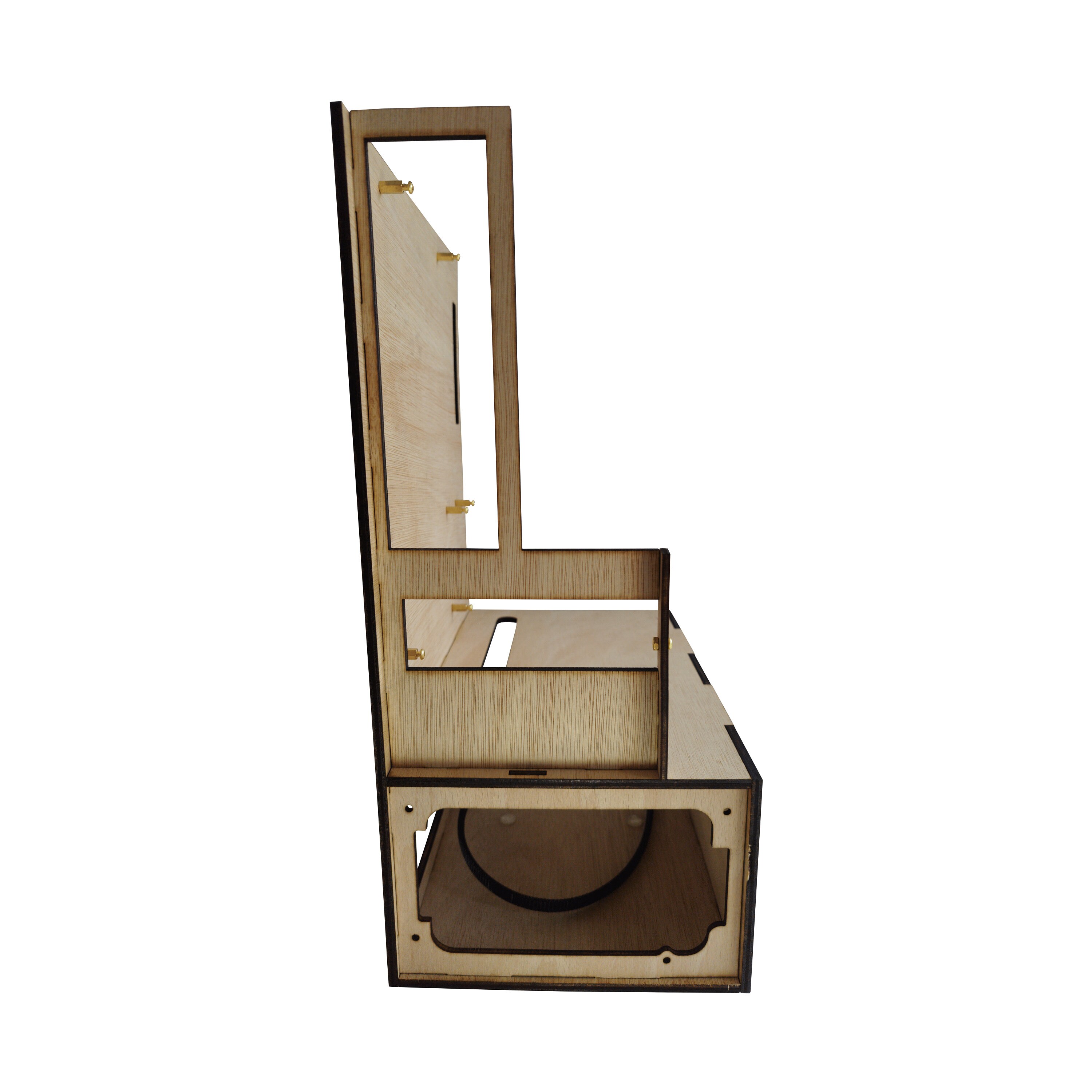 Northridge Wooden Open Air Micro-atx PC Computer Case SVG Digital ...