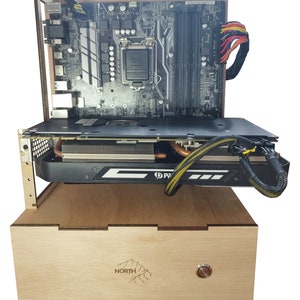 Northridge Wooden Open Air Micro-atx PC Computer Case SVG Digital ...