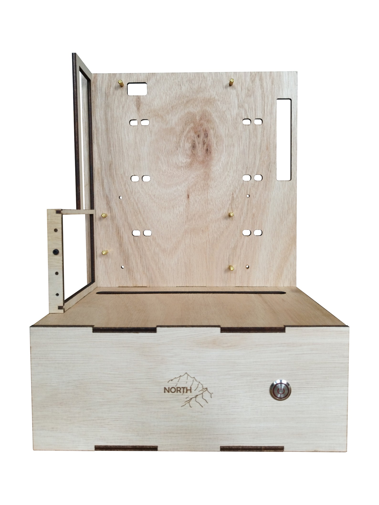 Northridge Wooden Open Air Micro-atx PC Computer Case SVG Digital ...