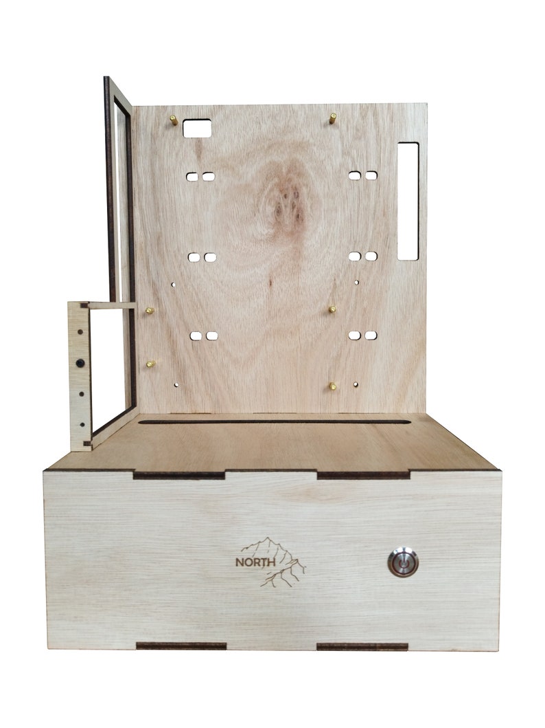 Northridge Wooden Open Air Micro-atx PC Computer Case SVG Digital ...