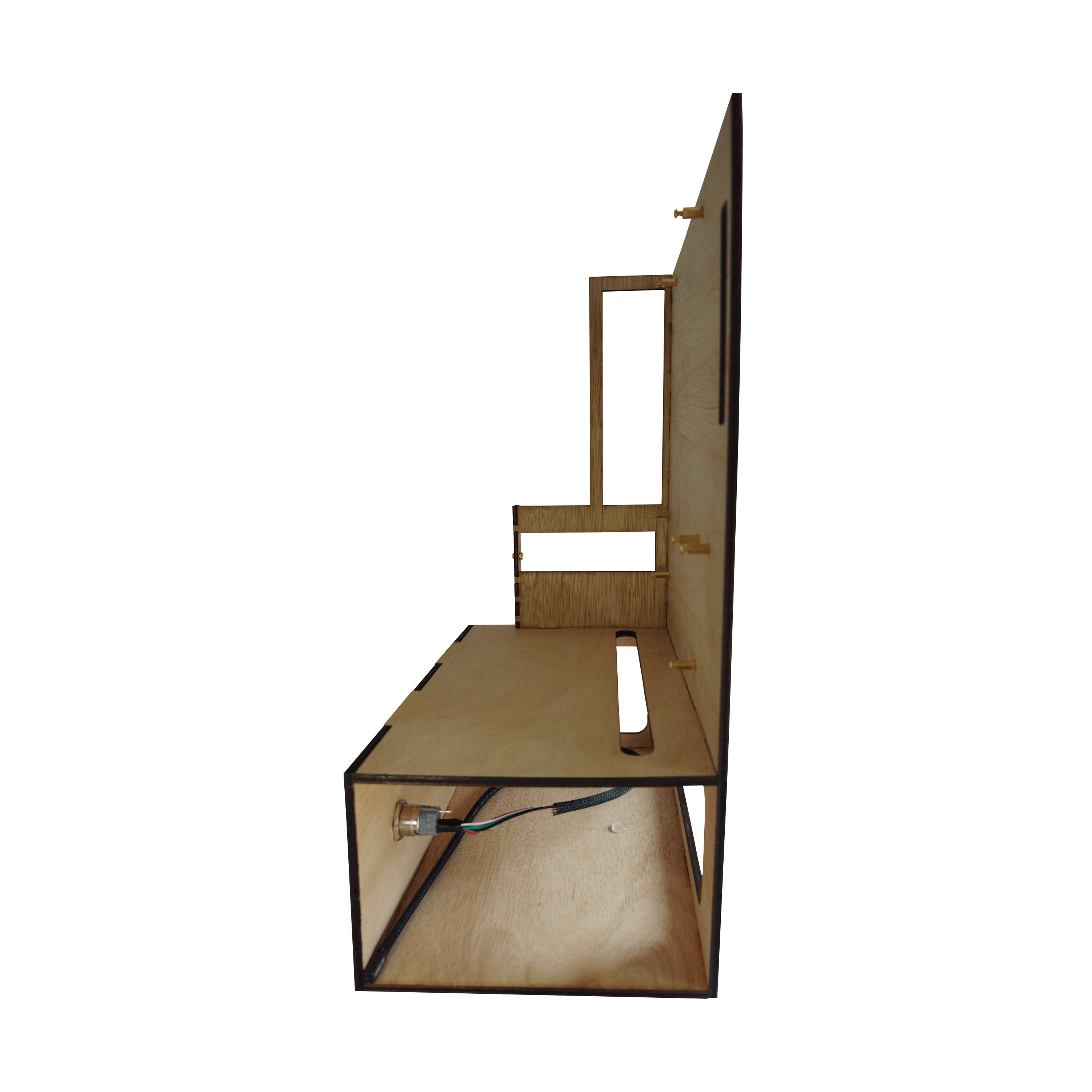 Northridge Wooden Open Air Micro-atx PC Computer Case SVG Digital ...