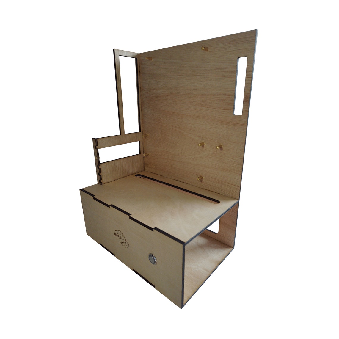 Northridge Wooden Open Air Micro-atx PC Computer Case SVG Digital ...