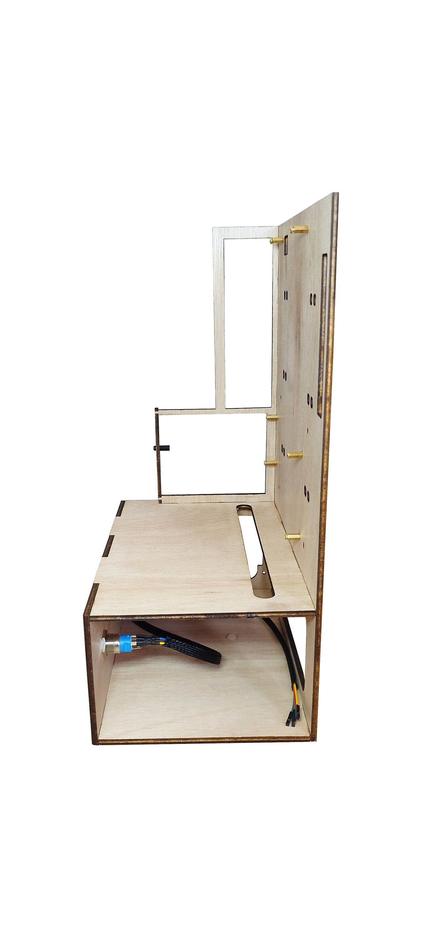 Northridge Wooden Open Air Micro-atx PC Computer Case SVG Digital ...