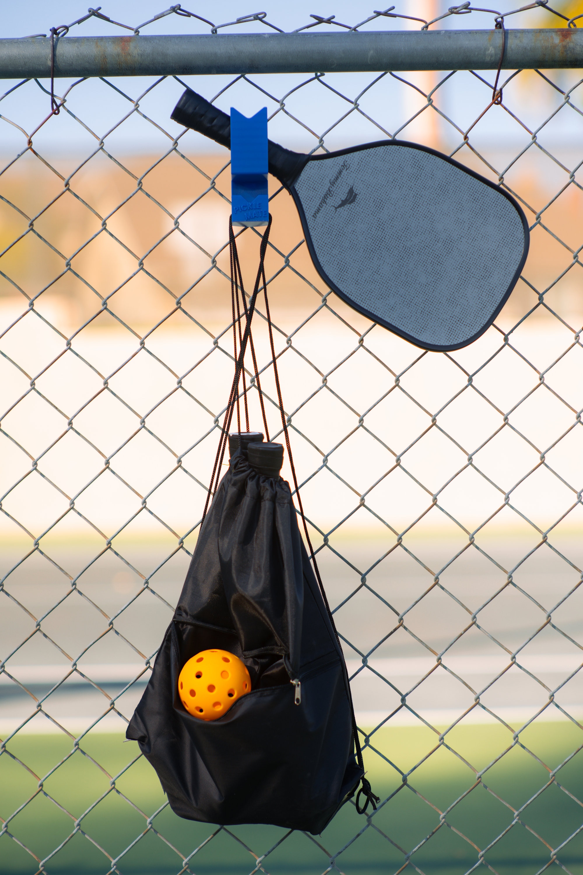Personalized Pickleball Racket Holder & Bag Hook: Customizable, Sturdy ...