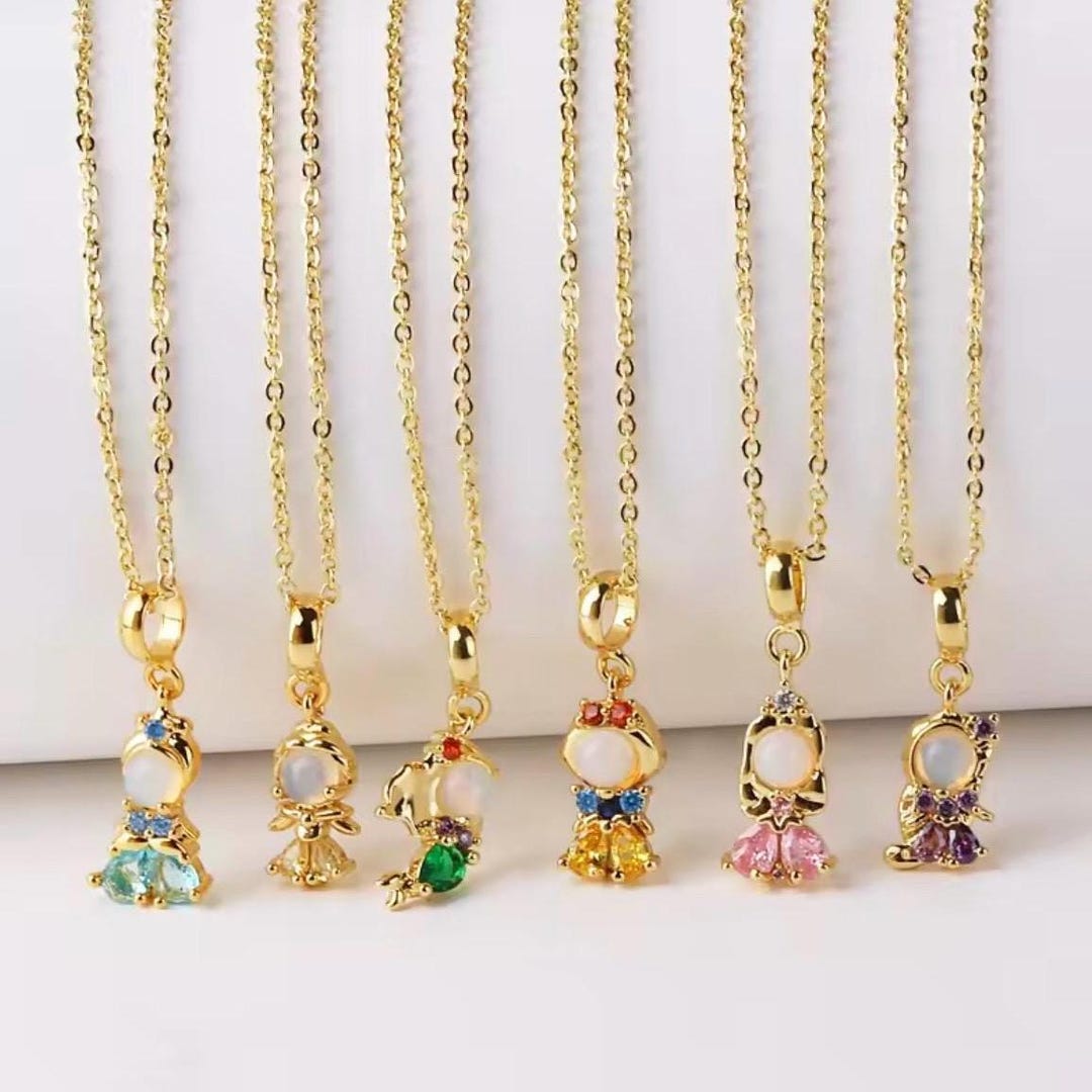 Fairytale Princess Necklace: Castle Jewelry, Park Day Necklace ...